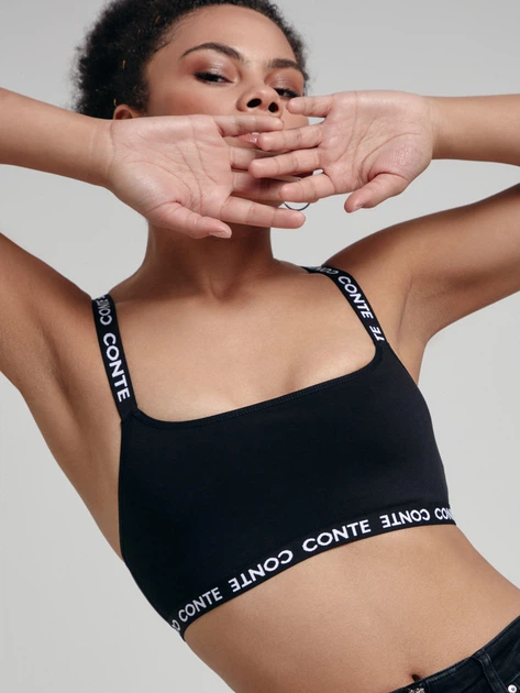 Бюстгальтер-топ Conte Elegant CE Fit Day Lbe 1504 21С-1498ТСП XS (170-84) Black (4810226709979 ...