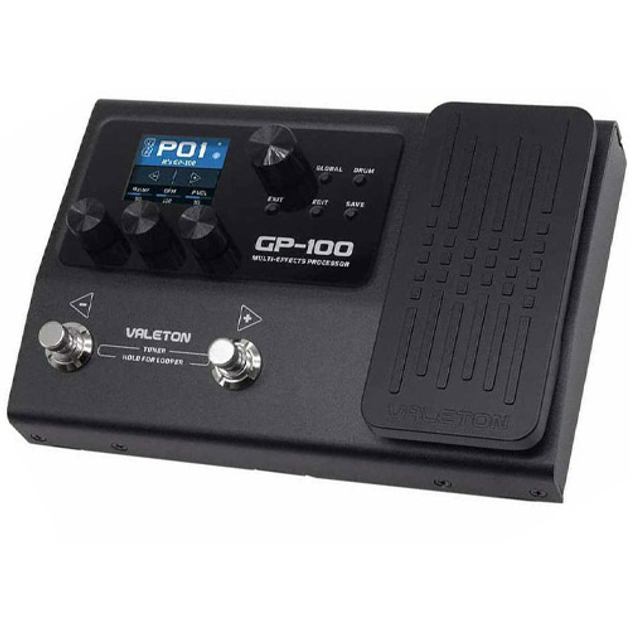 Гитарный процессор Valetone GP-100 c драм-машиной, 140 эффектов, тюнер ...