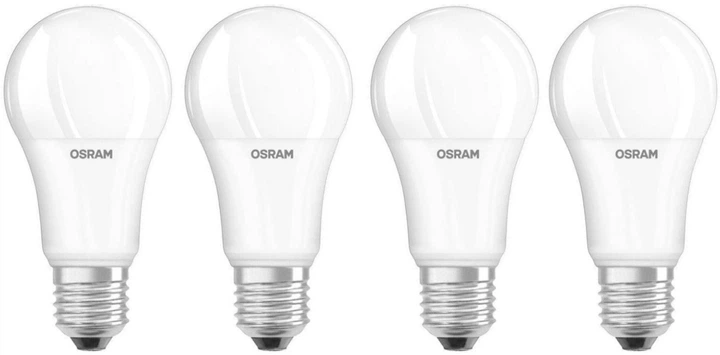 Светодиодная лампа OSRAM LED VALUE CL A100 10.5W/840 230V FR E27 w.o. CE, 4 шт (4058075623316S ...