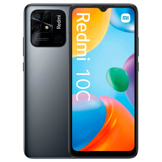 Смартфон Xiaomi Redmi 10C 4/64GB без NFC Dual Sim Grey_EU_ – фото ...