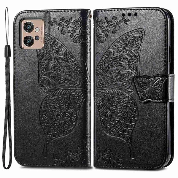 Чехол UniCase Butterfly Pattern для Motorola Moto G32 - Black – фото ...