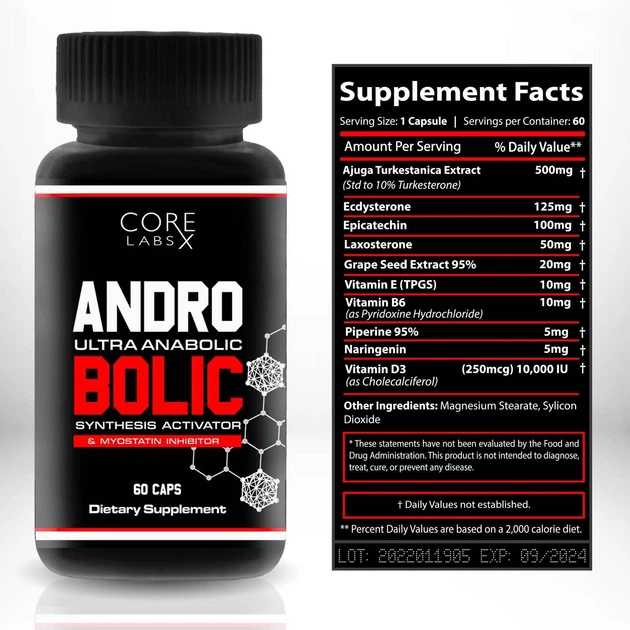 Core Labs Andro Bolic 60 капсул (4384304815) – фото, отзывы ...