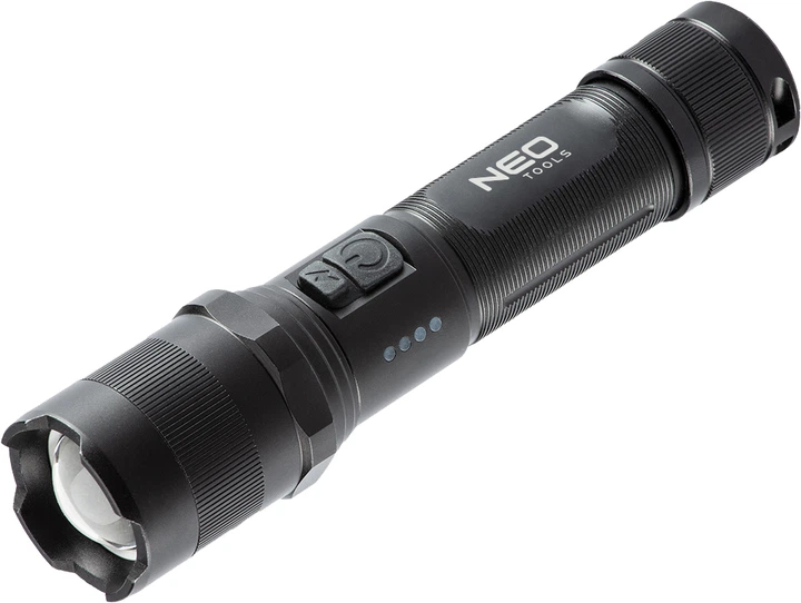 Фонарь ручной аккумуляторный NEO Tools LED OSRAM P9 Черный (99-035 ...