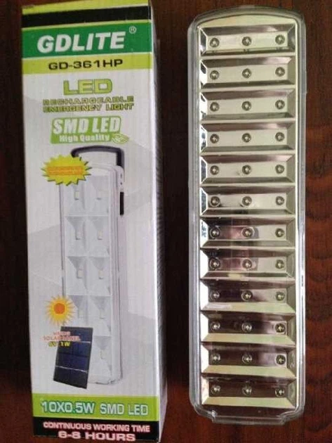 Фонарь аккумуляторный аварийный GDLite Аккумуляторная лампа 36 LED GD ...