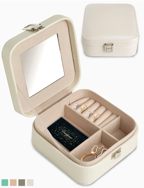 Шкатулка Органайзер для украшений 15х15х7 Футляр Коробка для хранения Ювелирных изделей Камней