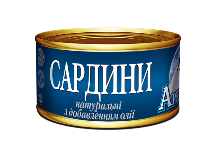 Сардина атлантическая Арктика №5 230 г – купить в Украине - ROZETKA ...