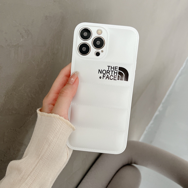 Пуферный чехол-пуховик для iPhone 14 Pro Max TNF Белый – фото, отзывы ...