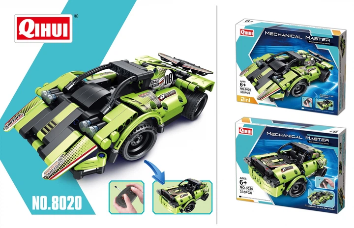 Детский развивающий конструктор Qihui Спорткар 335 деталей – фото ...
