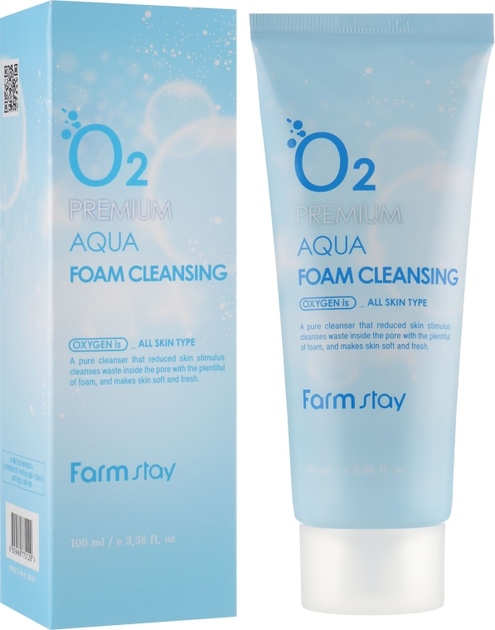 Кислородная пенка для умывания - FarmStay O2 Premium Aqua Foam ...
