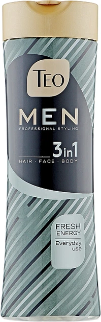 Шампунь мужчин 3в1 - Teo Beauty Men 3 In 1 Shampoo Fresh Energy 350ml ...