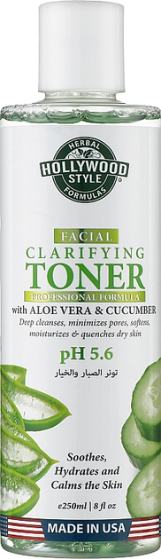 Осветляющий тоник для лица - Hollywood Style Clarifying Toner 250ml ...