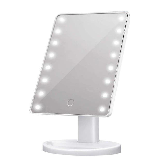 Зеркало для макияжа с подсветкой Magic MakeUp Mirror 16 LED Белое ...