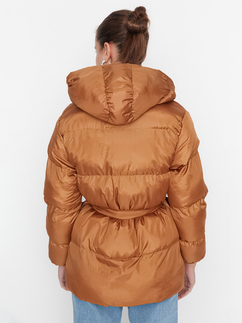 Пуховик демисезонный женский Trendyol TWOAW21MO0011 M Camel ...