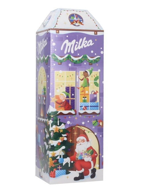 Шоколадный адвент календарь Milka Christmas Tower башня 3D 229г ...