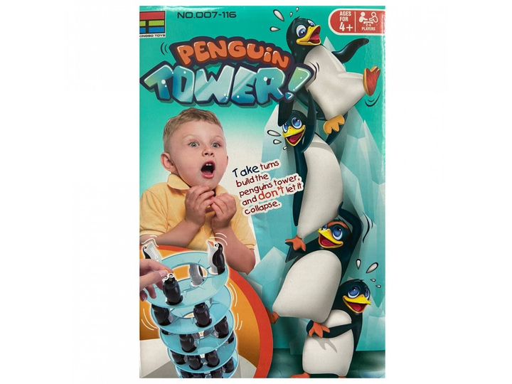 Игра балансирующая башня с пингвинами Kingso Toys 007-116 ...