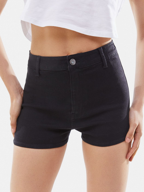 Шорты джинсовые Bershka 2659/074/800 32 Черные (SZ02659074800320) – в ...