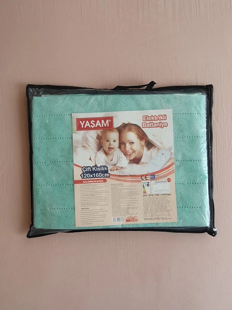 Электропростынь YASAM 120×160 см Бирюзовий – фото, отзывы ...