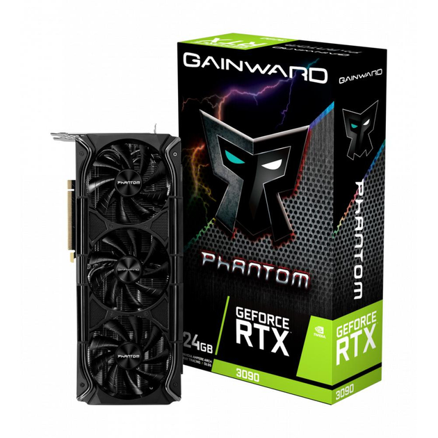 Видеокарта Gainward GeForce RTX 3090 Phantom+ (NED3090T19SB-1021M ...
