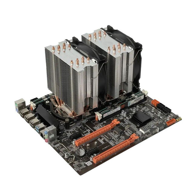 Комплект: материнская плата X99 DUAL / 2x (ДВА) Intel Xeon E5-2670 v3 ...