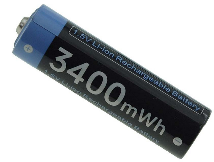 Аккумулятор Li-Ion 3.4Ah 1.5V (тип AA) d14 h50, арт.шур566 – фото ...