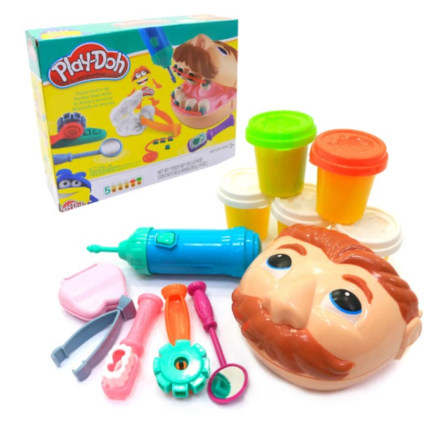 Мистер Зубастик набор для лепки Play-Doh набор стоматолога для детей ...