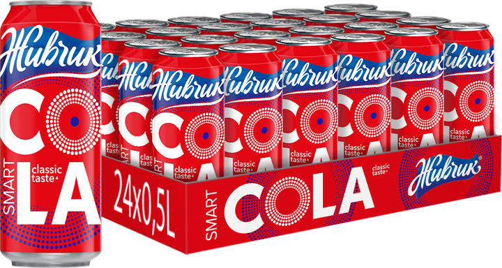 Упаковка напою соковмістного Живчик Smart Cola Сильногазований 0.5 л х ...