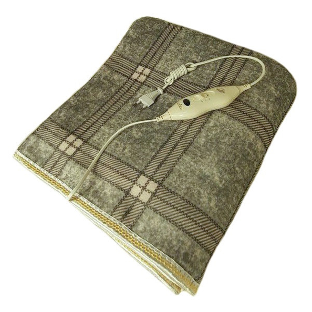 Электропростынь с обогревом Electric Blanket 7417 150х120см Серый ...