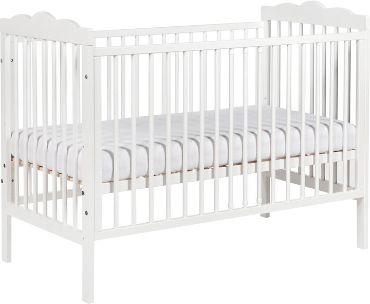 Детская кроватка Klups Oliver 120 х 60 см Белая (OLIVER3) – фото ...