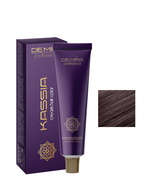 Стойкая крем-краска для волос DeMira Professional Kassia 3/71 Темный ...