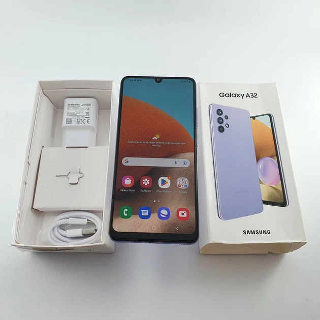 Samsung Galaxy A32 64 GB Light Violet (2B00005909) Б/У – фото, отзывы, характеристики в интернет ...