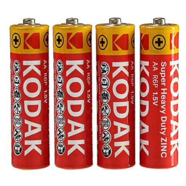 Батарейки Kodak Super Heavy Duty Zinc АА (R06) солевые 1.5V пальчиковые ...