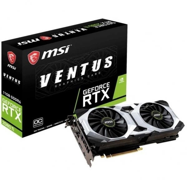 Відеокарта MSI GeForce RTX 2080 Ti Ventus OC 11 GB GDDR6 (352 bit ...