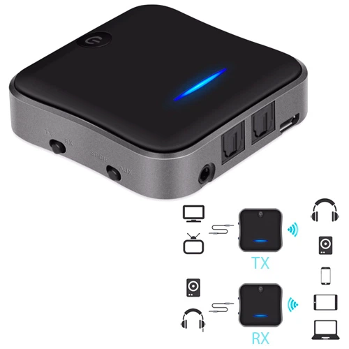 Bluetooth 5.0 аудіо приймач, передавач aptX HD SPDIF VIKEFON BT-B19 – фото, відгуки ...