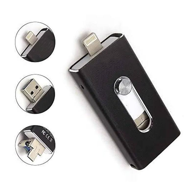 Флешка 256Gb для Iphone/IPad USB Flash Drive, black – фото, отзывы ...
