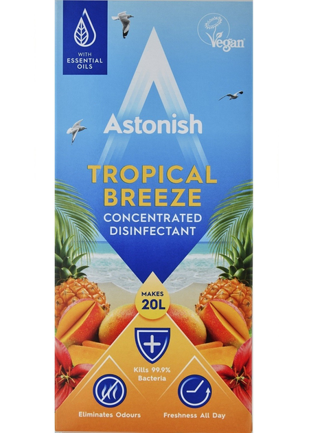 Концентрат для чищення та дезінфекції будинку Astonish Tropical Breeze