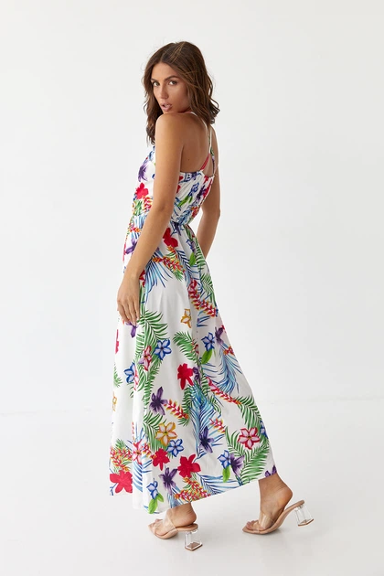 Яскравий літній сарафан на бретелях Moda Italia білий колір S від продавця Yc Shop в інтернет