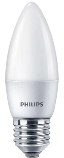 Светодиодная лампа Philips Essential LED Candle 6.5W E27 2700К ...
