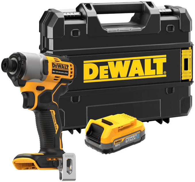 Шуруповерт ударный аккумуляторный DeWalt бесщеточный 18 В (DCF840E1T ...