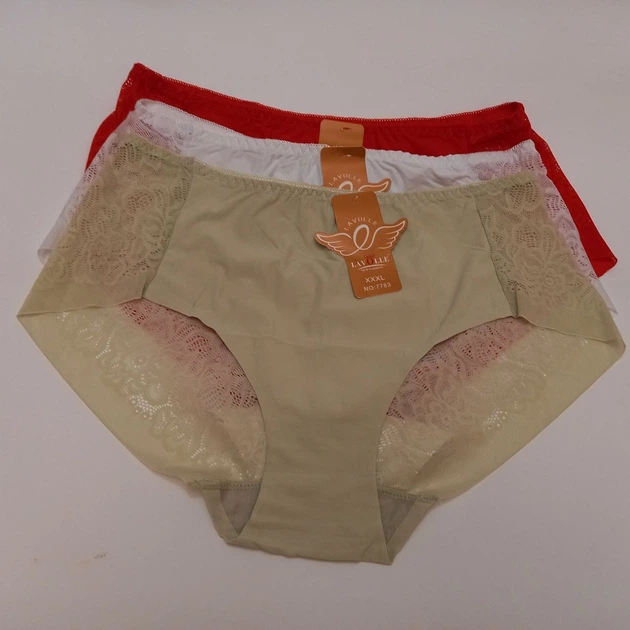 Жіночі трусики бразіліану Lavolle 3XL однотонні 0401 - 3 шт. від продавця: Da-na – в інтернет ...