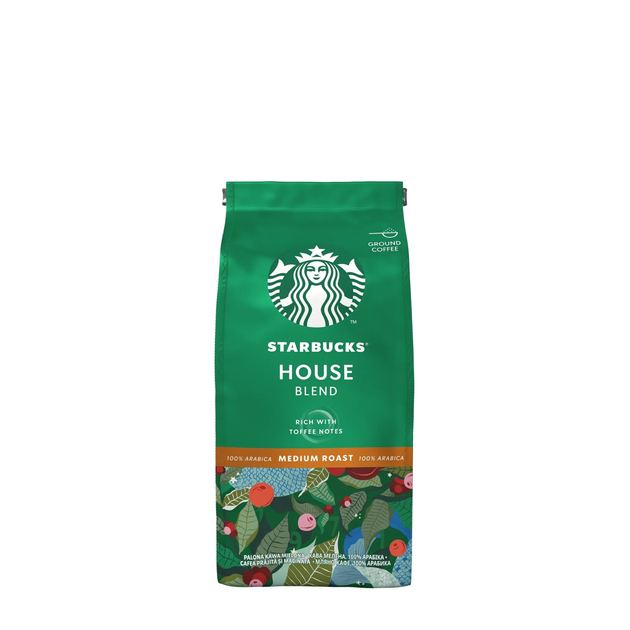 Купить Кофе молотый Starbucks House Blend, 200г – ROZETKA. Выгодная ...