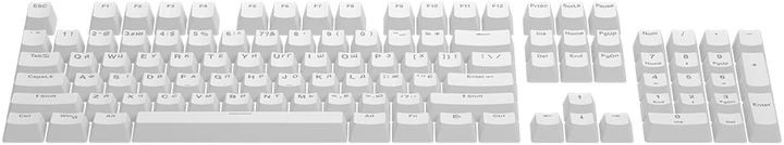 Набор кейкапов Hator First Ukrainian PBT keycaps UKR/ENG/rU White (HTS-136) – фото, отзывы ...