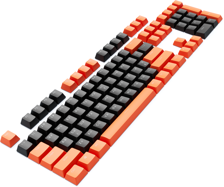 Набор кейкапов Dark Project PBT KS-43 ENG/RU/UA Black/Orange (DP-KS ...