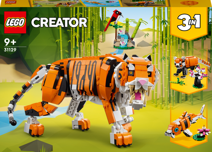 Конструктор LEGO Creator Величественный тигр 755 деталей (31129) – фото ...