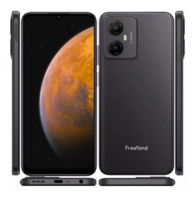Мобильный телефон FreeYond F9 2/64 6.52" Black – фото, отзывы ...