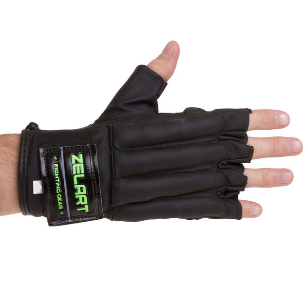 Снарядные перчатки VL-3087 Zelart L Черно-салатовый (37363151) – низкие ...