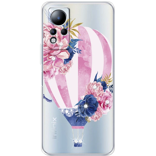 Силиконовый чехол BoxFace Infinix Note 12 Pink Air Baloon (45613-rs6 ...