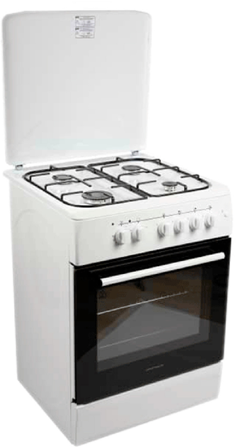 Плита газовая с электрической духовкой Grunhelm AM6611W (BP119421 ...