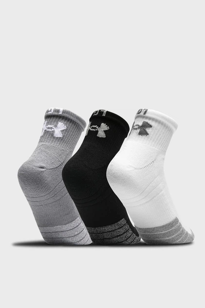 Носки (3 пары) UA Heatgear Quarter 3pk Under Armour M 1353262-035 от ...