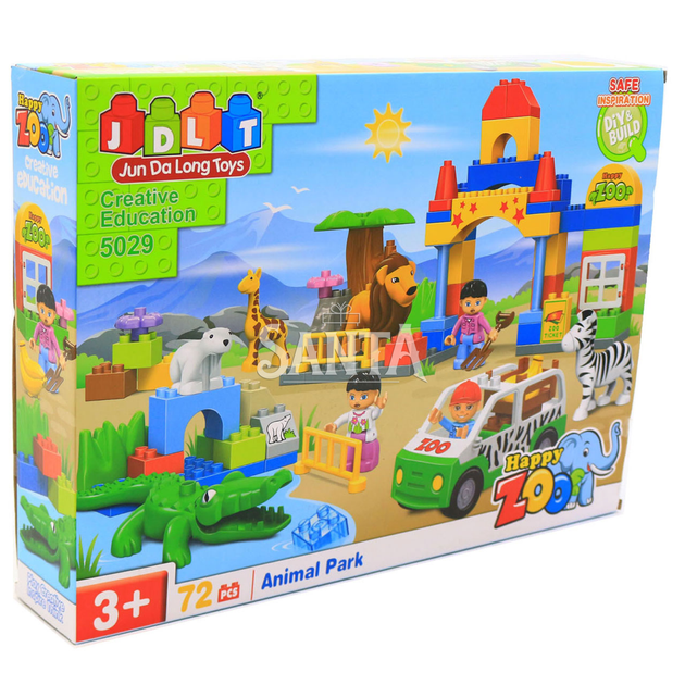 Конструктор JDLT Зоопарк 72 деталі (5029) – іграшки з доставкою від ROZETKA