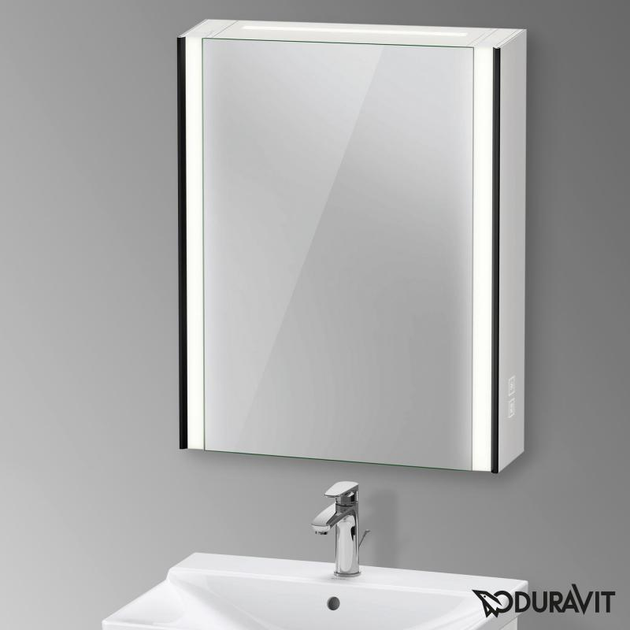 Зеркальный шкафчик с LED подсветкой Duravit XViu 62 х 15,6 х h80 см ...